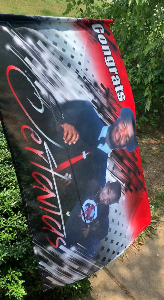 CUSTOMIZED SPIRIT FLAG – Dah Divah Printz LLC